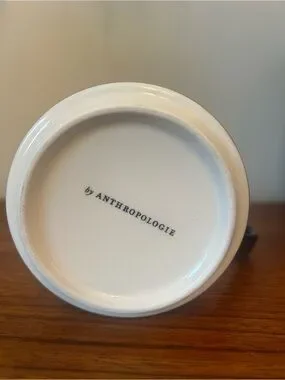 Anthropologie | Dining | Anthropologie T Initial Mug Black And White ...